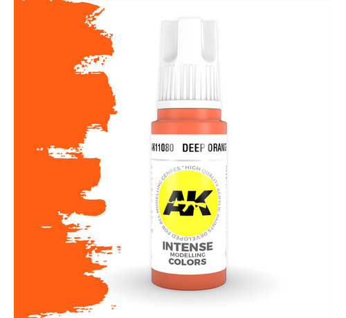 AK interactive Deep Orange Intense Modelling Colors - 17ml - AK11080 ...