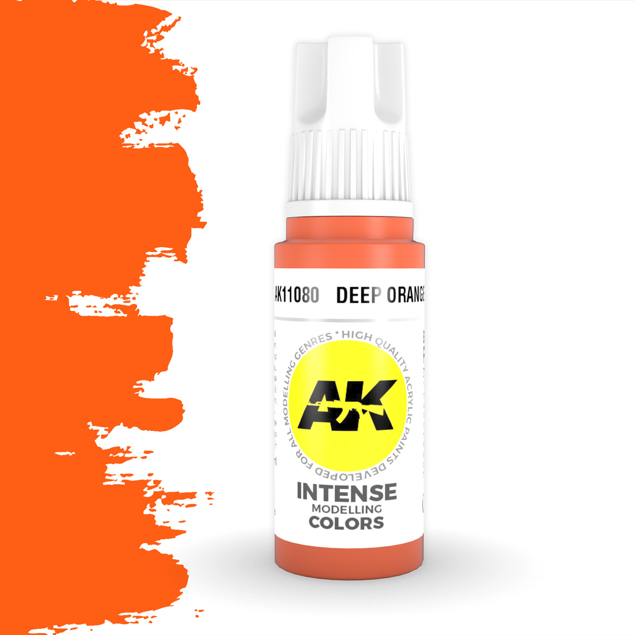 AK interactive Deep Orange Intense Modelling Colors - 17ml - AK11080 ...