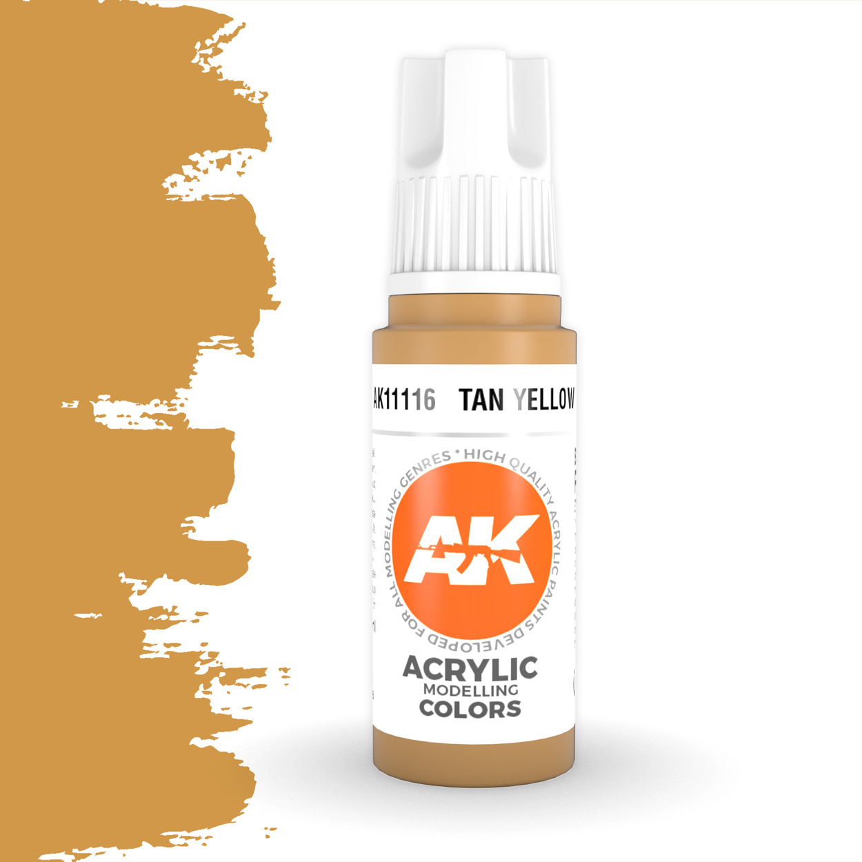 AK interactive Tan Yellow Acrylic Modelling Colors - 17ml - AK11116 ...