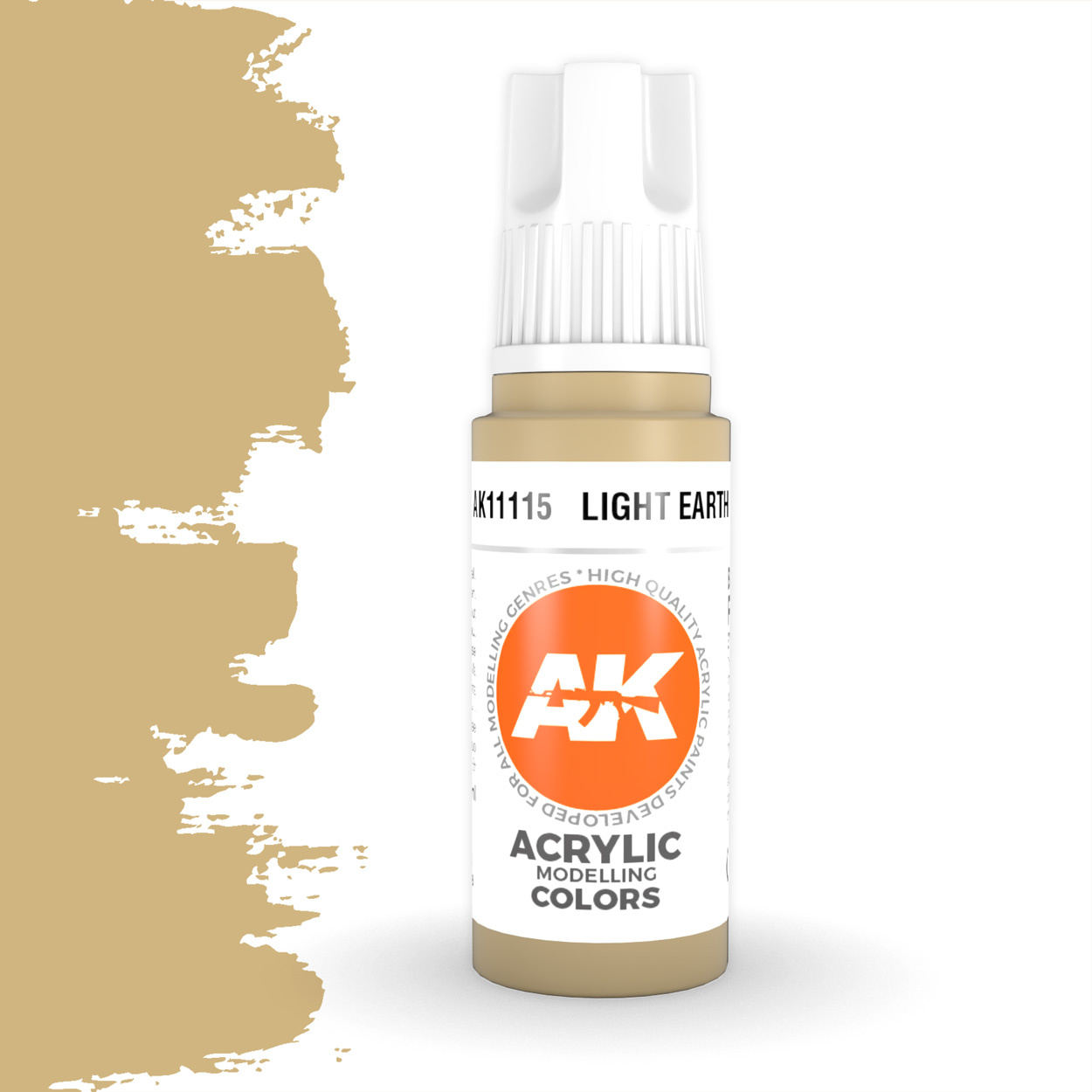 AK interactive Light Earth Acrylic Modelling Colors - 17ml - AK11115 ...