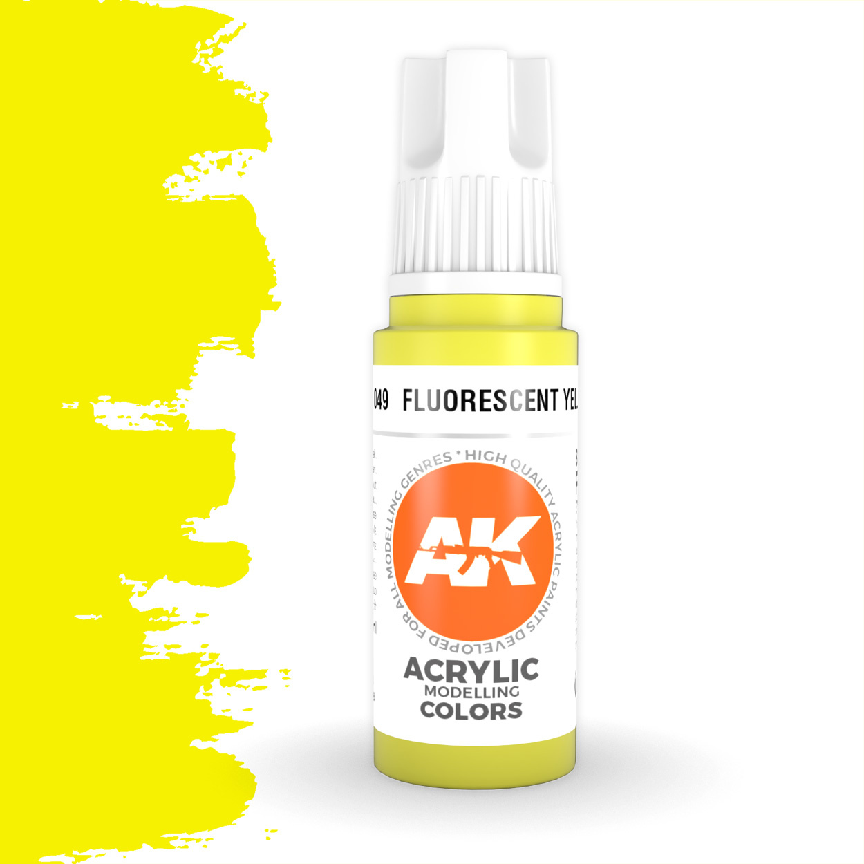 AK interactive Fluorescent Yellow Acrylic Modelling Colors - 17ml ...