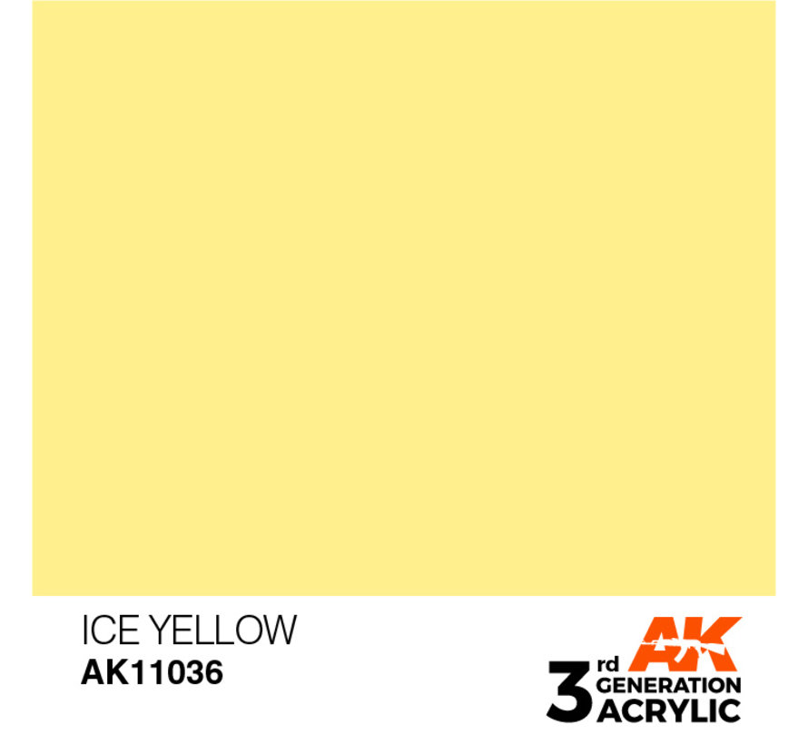 AK interactive Ice Yellow Acrylic Modelling Colors - 17ml - AK11036 ...