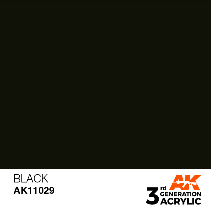 AK interactive Black Intense Modelling Colors - 17ml - AK11029 ...