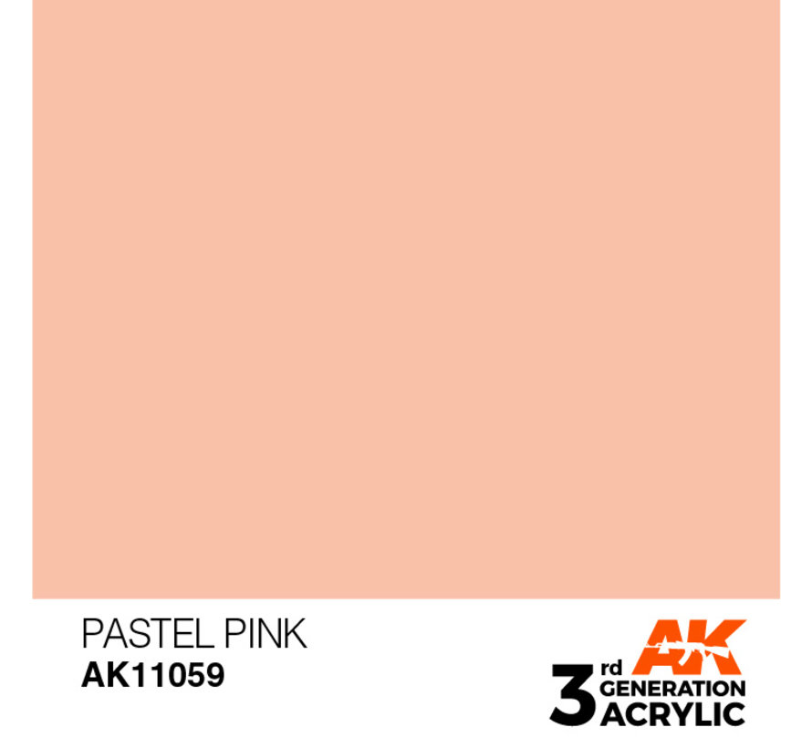 AK interactive Pastel Pink Pastel Modelling Colors - 17ml - AK11059 ...