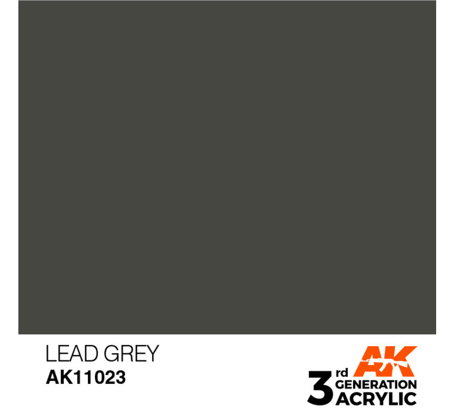 AK interactive Lead Grey Acrylic Modelling Colors - 17ml - AK11023 ...