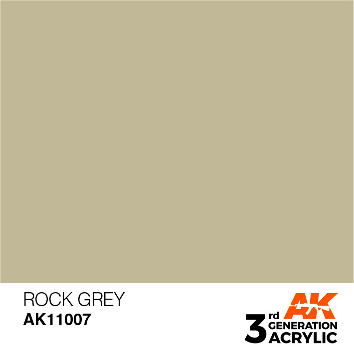 AK interactive Rock Grey Acrylic Modelling Colors - 17ml - AK11007 ...