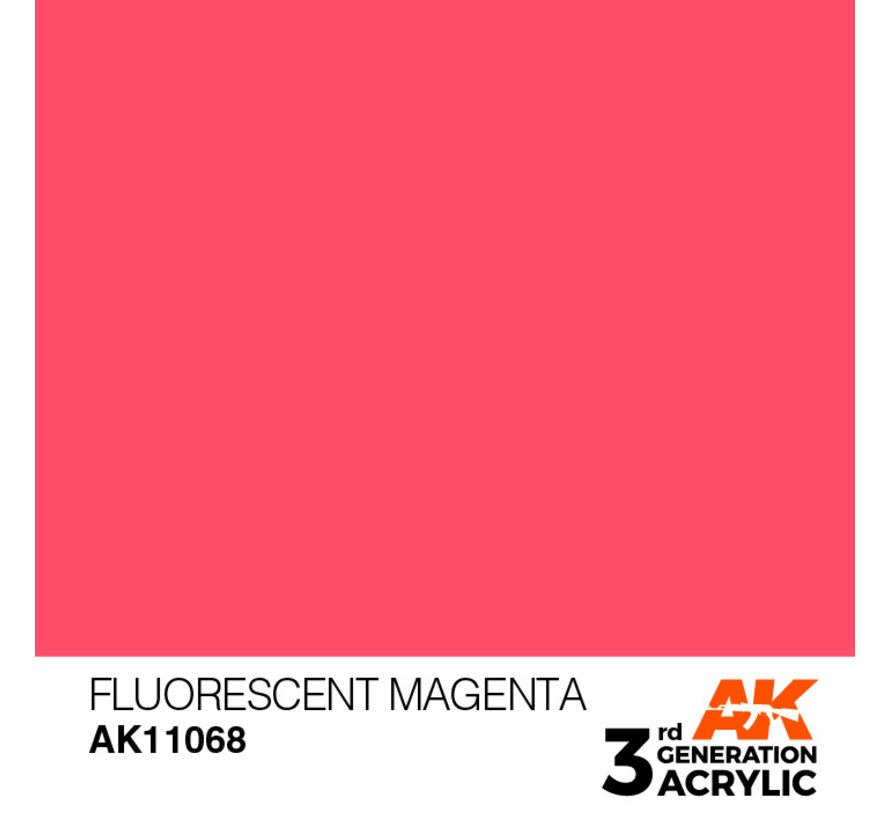AK interactive Fluorescent Magenta Acrylic Modelling Colors - 17ml ...