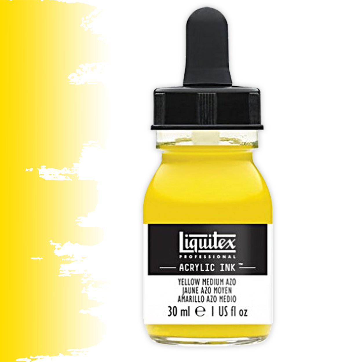 Liquitex Professional Acryl Ink! Yellow Medium Azo - 30ml - 412 ...