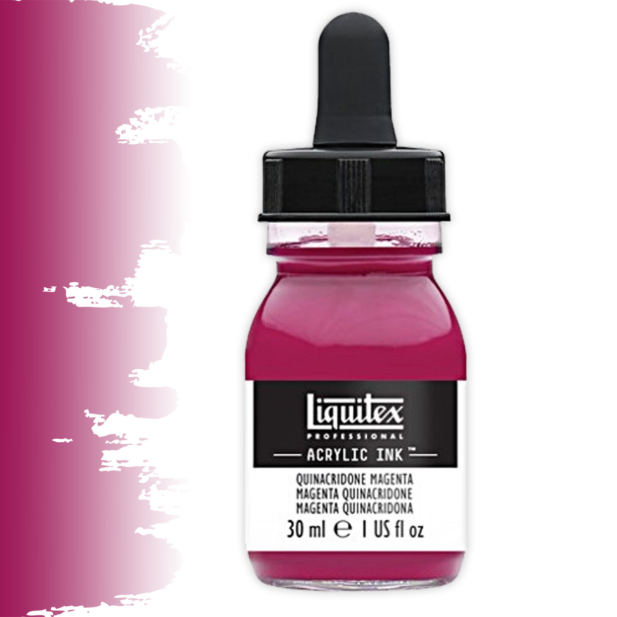 Liquitex Professional Acryl Ink! Quinacridone Magenta - 30ml - 114 - 4 ...