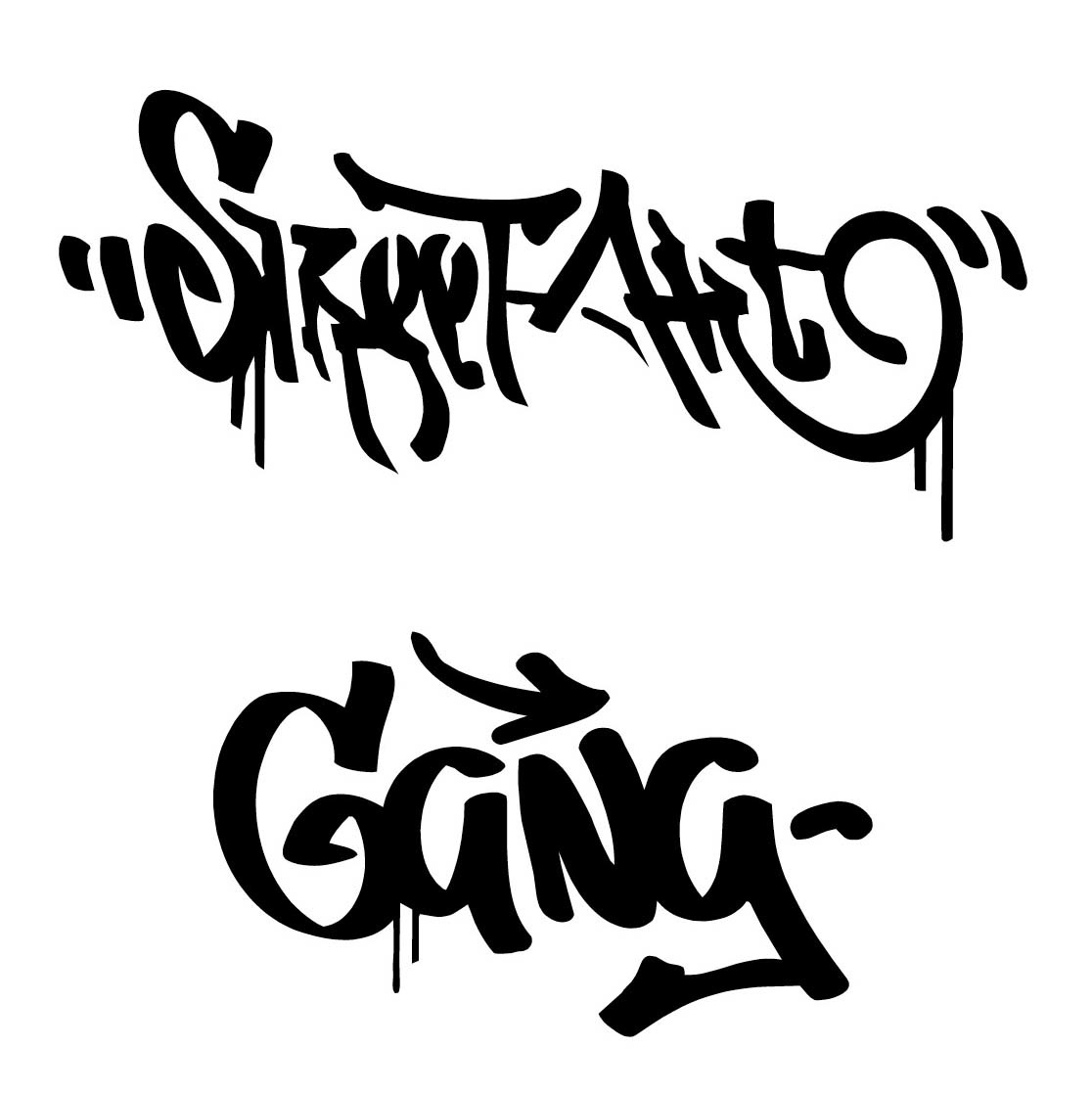 Vallejo Street Art Num. 2 - 1/35 - Lettering & Signs Airbrush Stencil ...