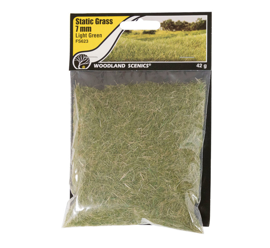 Woodland Scenics Static Grass Light Green 7mm - 42gr - FS623 - Buy now ...