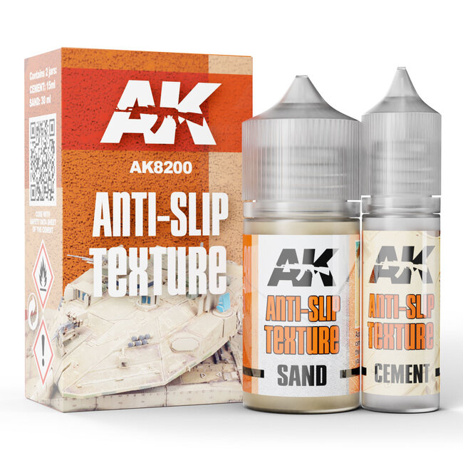 AK interactive Anti-Slip Texture - 45ml - AK8200 - Scenery Workshop BV