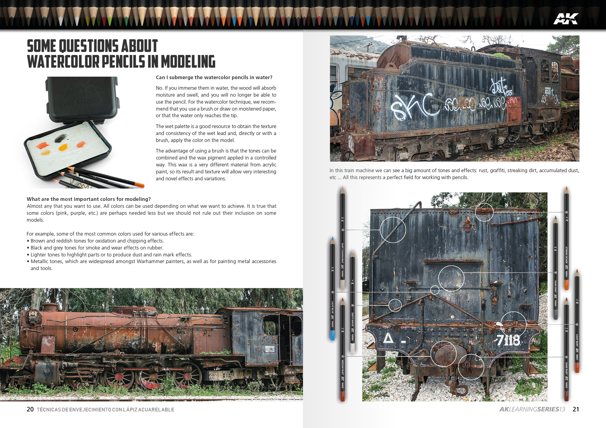 AK interactive Weathering Pencil Techniques - AK Learning Series nr 13 ...