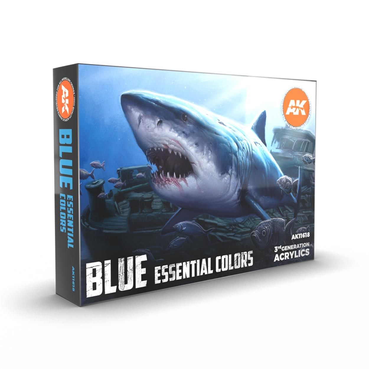 AK interactive Blue Essential Colors - 6 colors - 17ml - AK11618 - Buy ...
