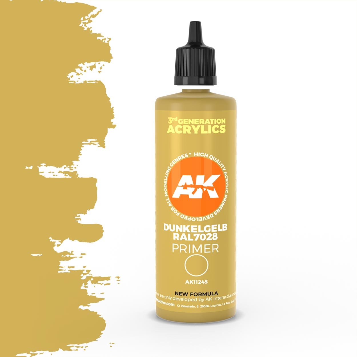 AK interactive Dunkelgelb Ral 7028 Dark Yellow Surface Primer 3rd ...
