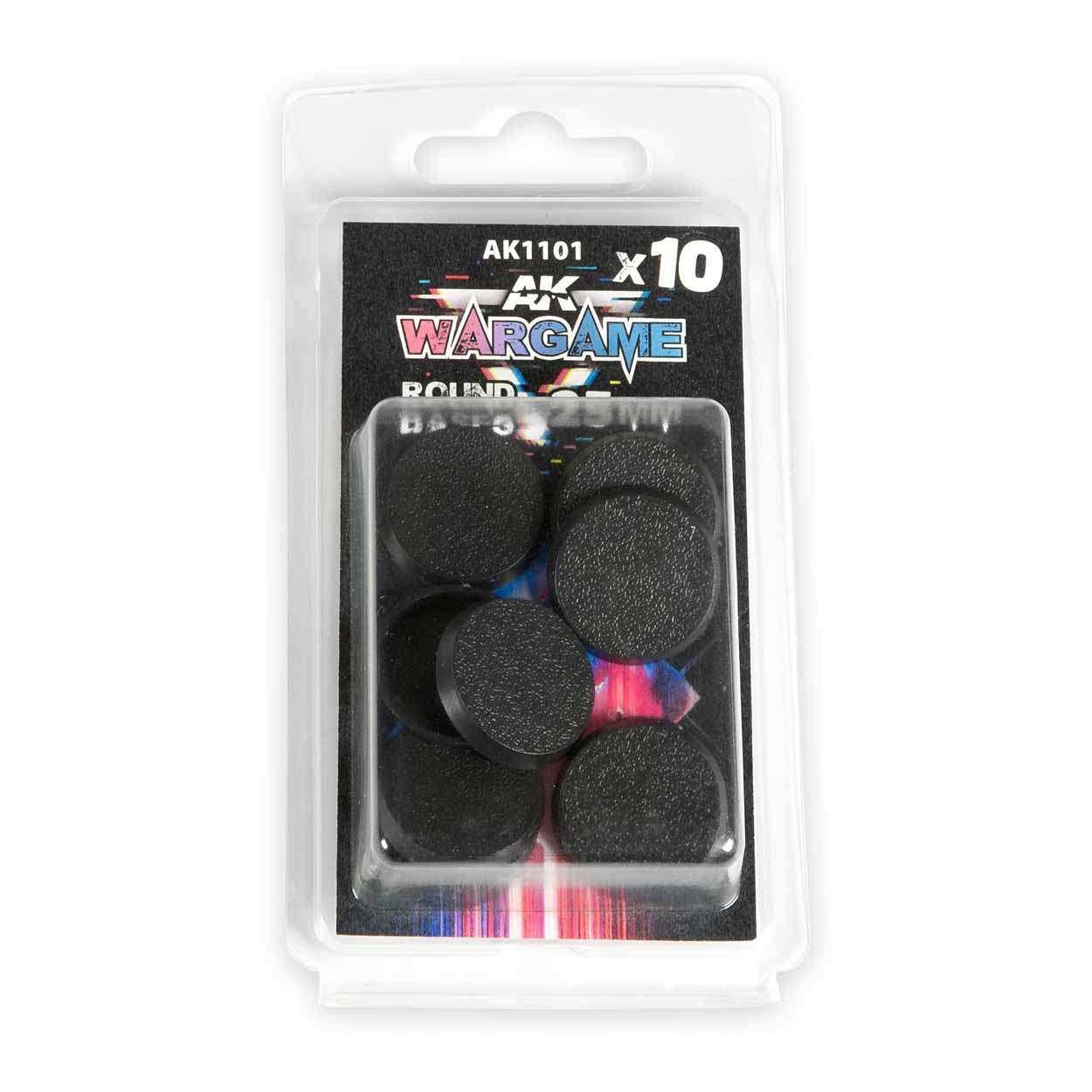 AK interactive Round Base 25mm Plastic Wargame Bases - 10x - AK1101 ...
