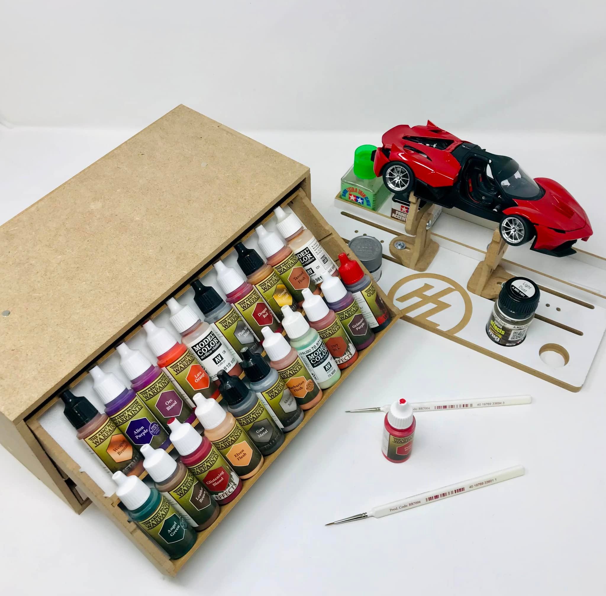 Hobbyzone Tilting Drawers Module x 3 - OM02u - Scenery Workshop BV