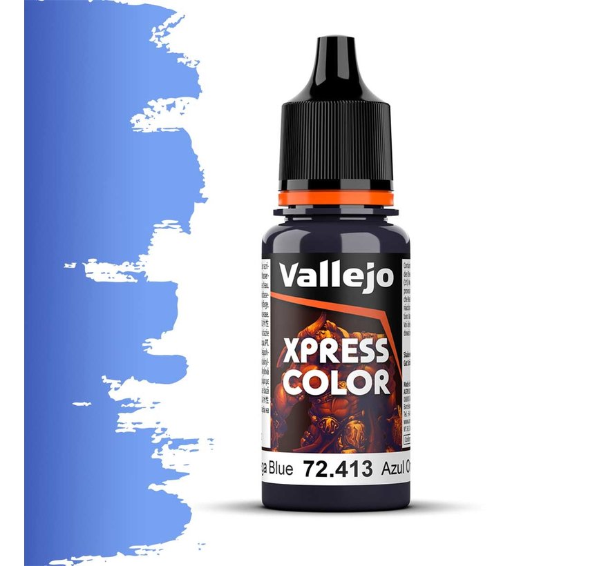 Vallejo Xpress Color Omega Blue - 18ml - 72413 - Buy now at Scenery ...