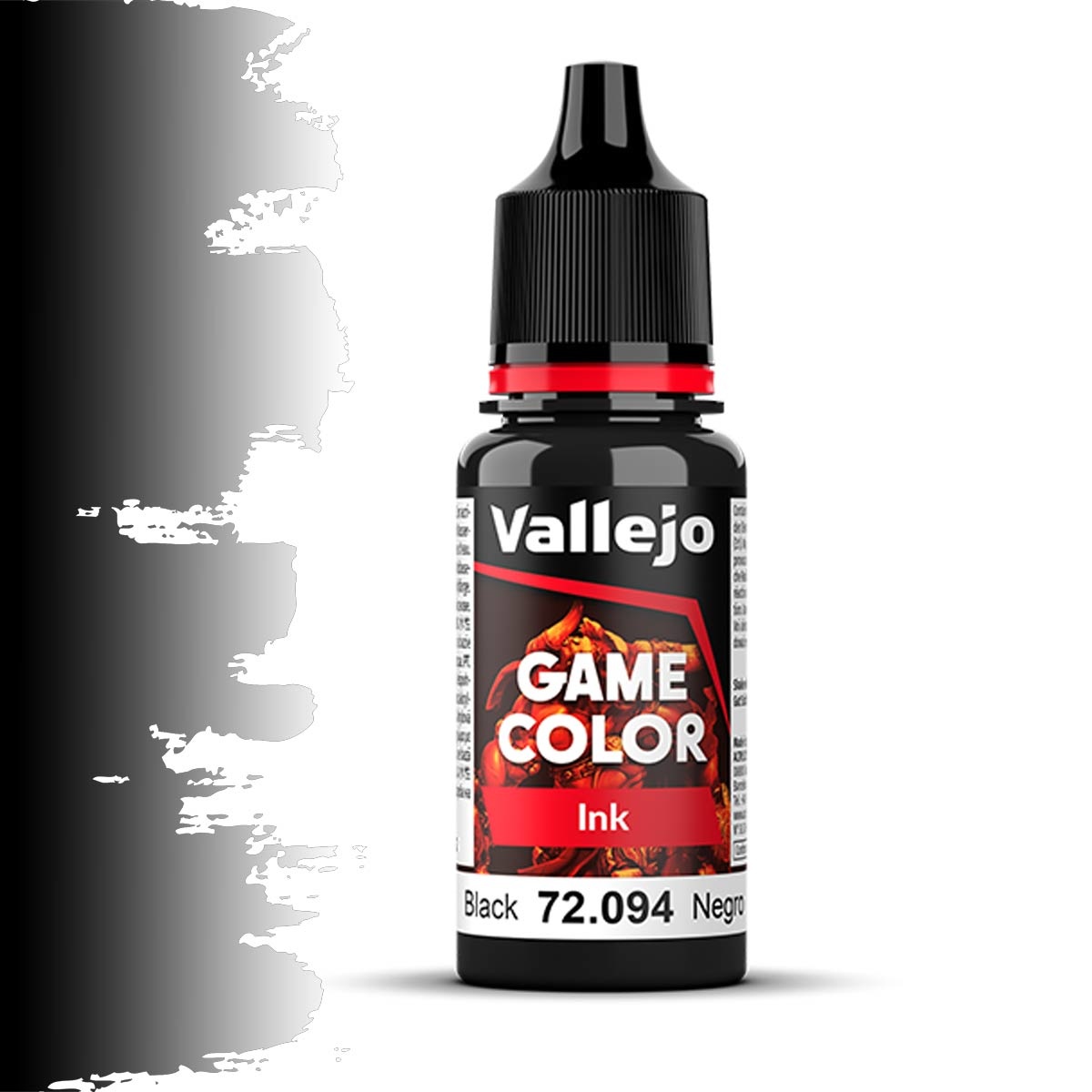 Game Color Ink Black - 18ml - 72094 - Scenery Workshop BV