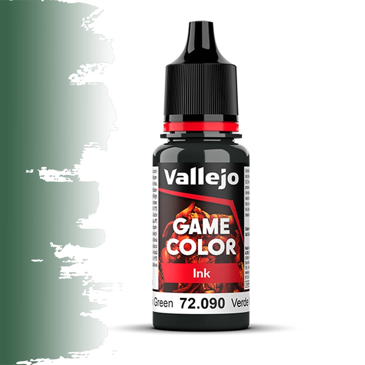 Game Color Ink Black Green - 18ml - 72090 - Scenery Workshop BV