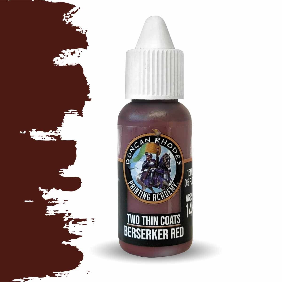 Duncan Rhodes Berserker Red Shadow Paint - Duncan Rhodes Two Thin Coats - 15ml - DRTTC10001 ...