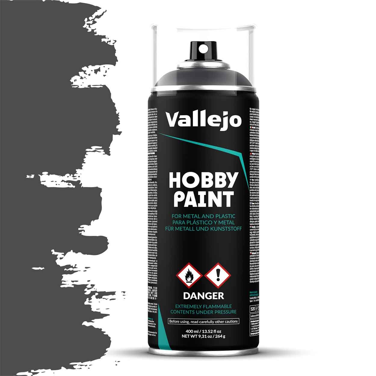 Buy Vallejo Hobby Paint AFV Panzer Grey spraycan - 400ml - 28002 now ...