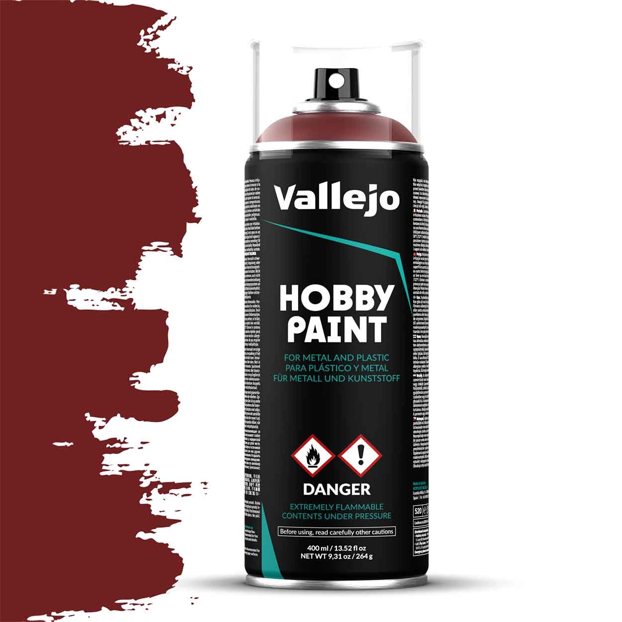 Buy Vallejo Hobby Paint Fantasy Gory Red spraycan - 400ml - 28029 now ...