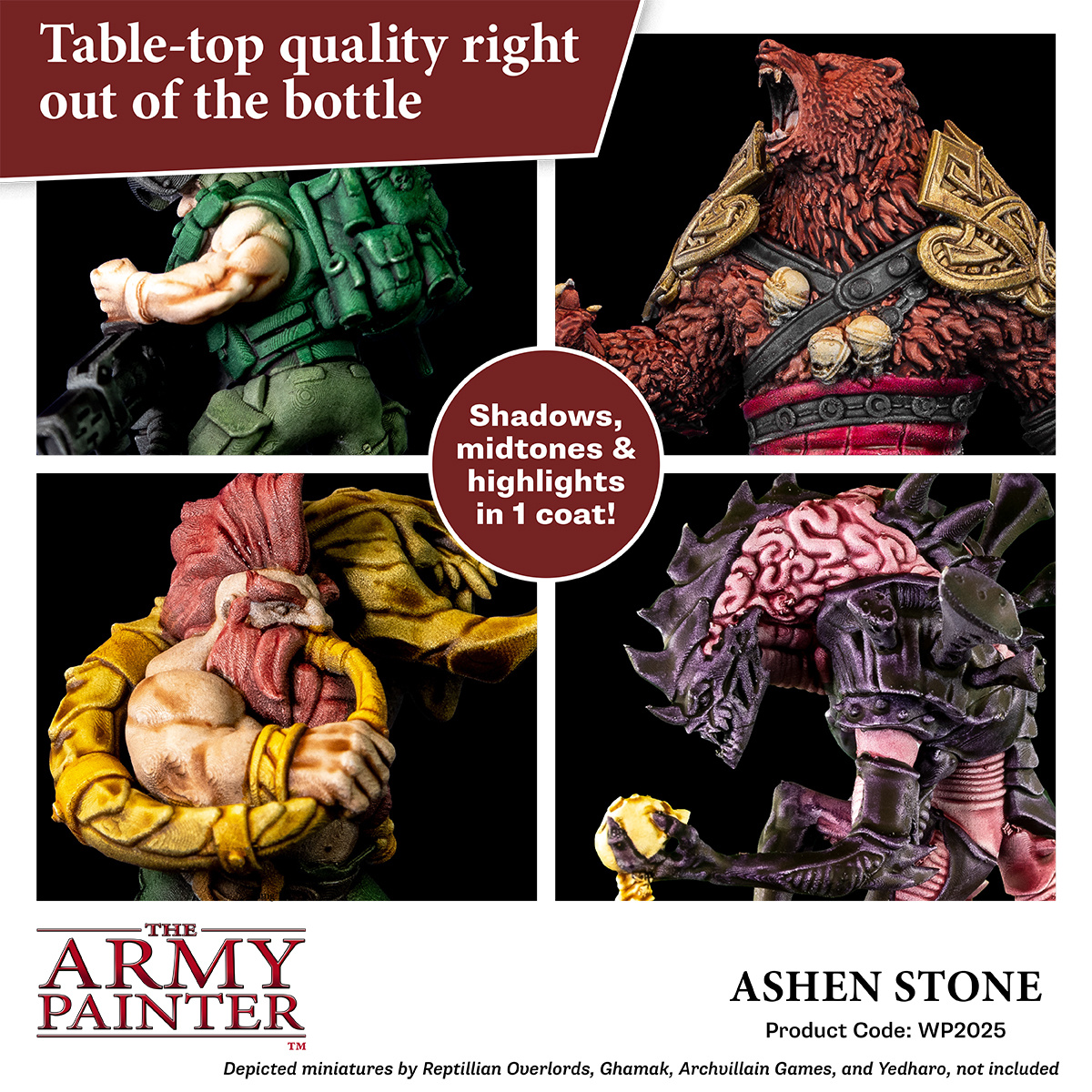 The Army Painter Ashen Stone - Speedpaint - 18ml - WP2025 - Buy now at Scenery Workshop ...