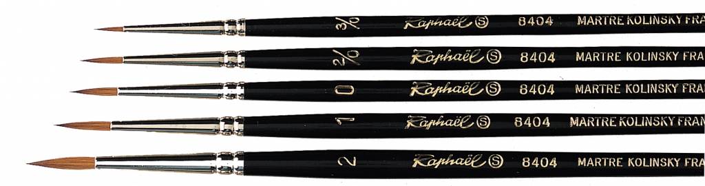 Raphael 8404 2/0 Kolinsky Sable penseel - Scenery Workshop BV ...