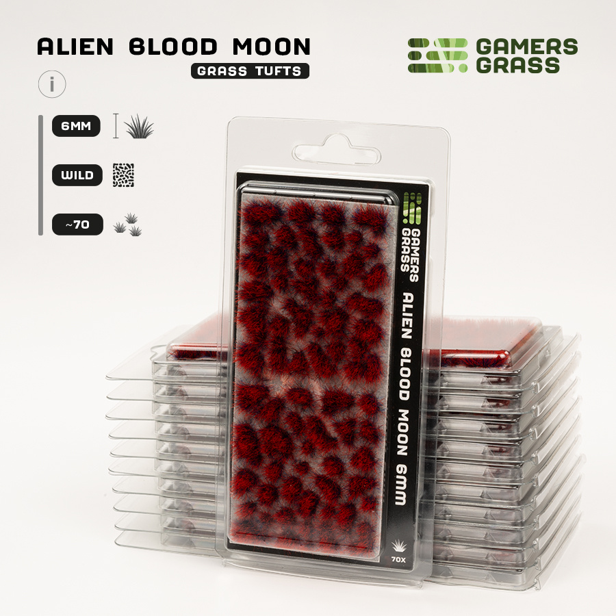 Gamers Grass Alien Blood Moon Wild Tuft 6mm - GGA-BM - Koop nu bij ...