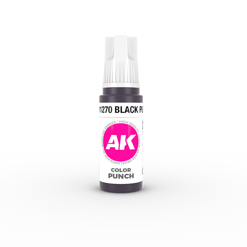 AK interactive Black Purple Color Punch Acrylling Modelling Colors ...