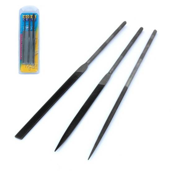 Model Craft Precision Needle Files Set Swiss Style - 3x - PKF3443/2 ...