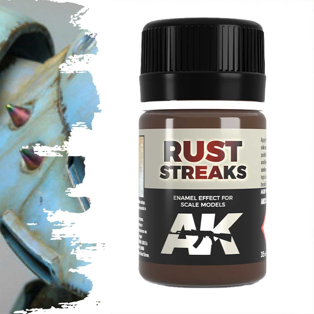 AK interactive Rust Streaks - AK Weathering Products - 35ml - AK013 - Scenery Workshop BV