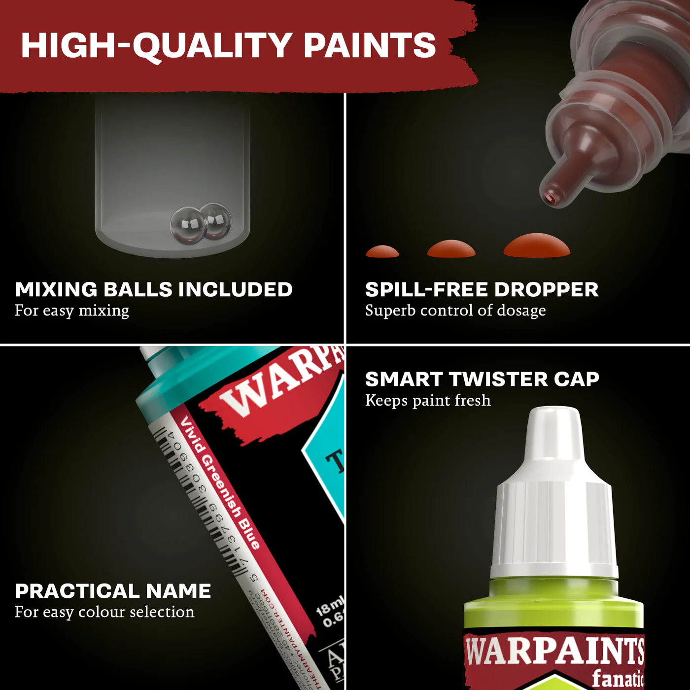 Warpaints Fanatic Washes Paint Set Combo - 10 kleuren - 18ml - WP8068 ...