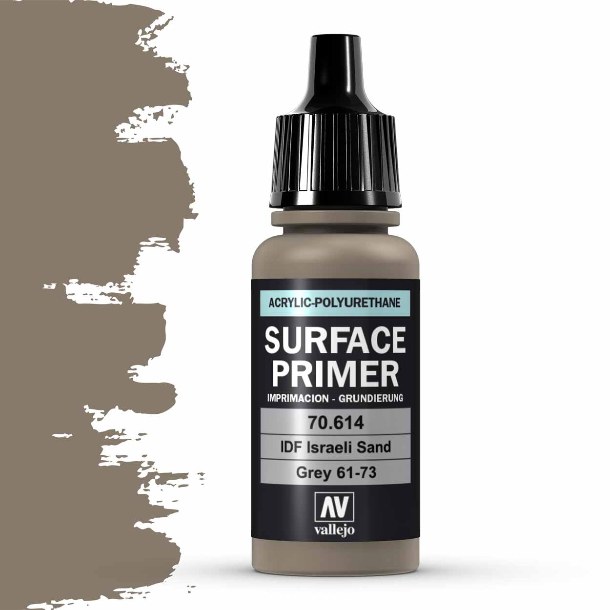 Vallejo Surface Primer IDF Israeli Sand Grey - 17ml - 70614 - Buy now ...