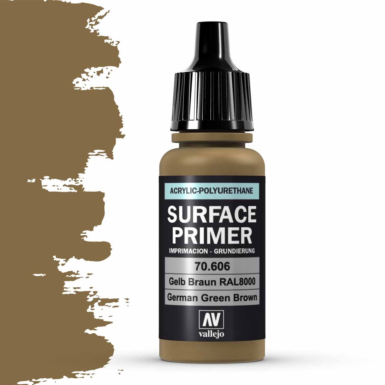 Vallejo Surface Primer German Green Brown - 17ml - 70606 - Buy now at ...