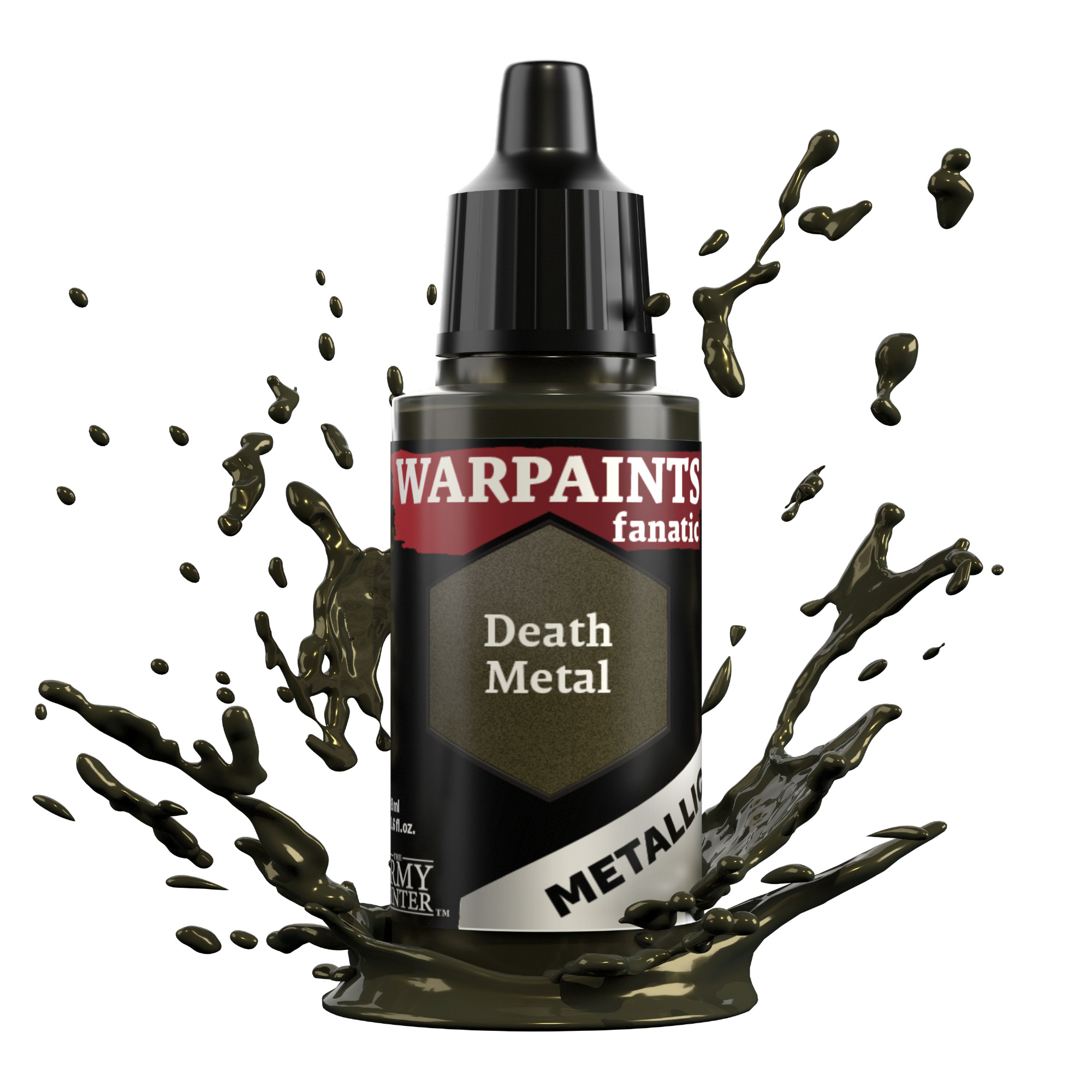 The Army Painter Death Metal Metallic Warpaints Fanatic Acrylic Paint ...