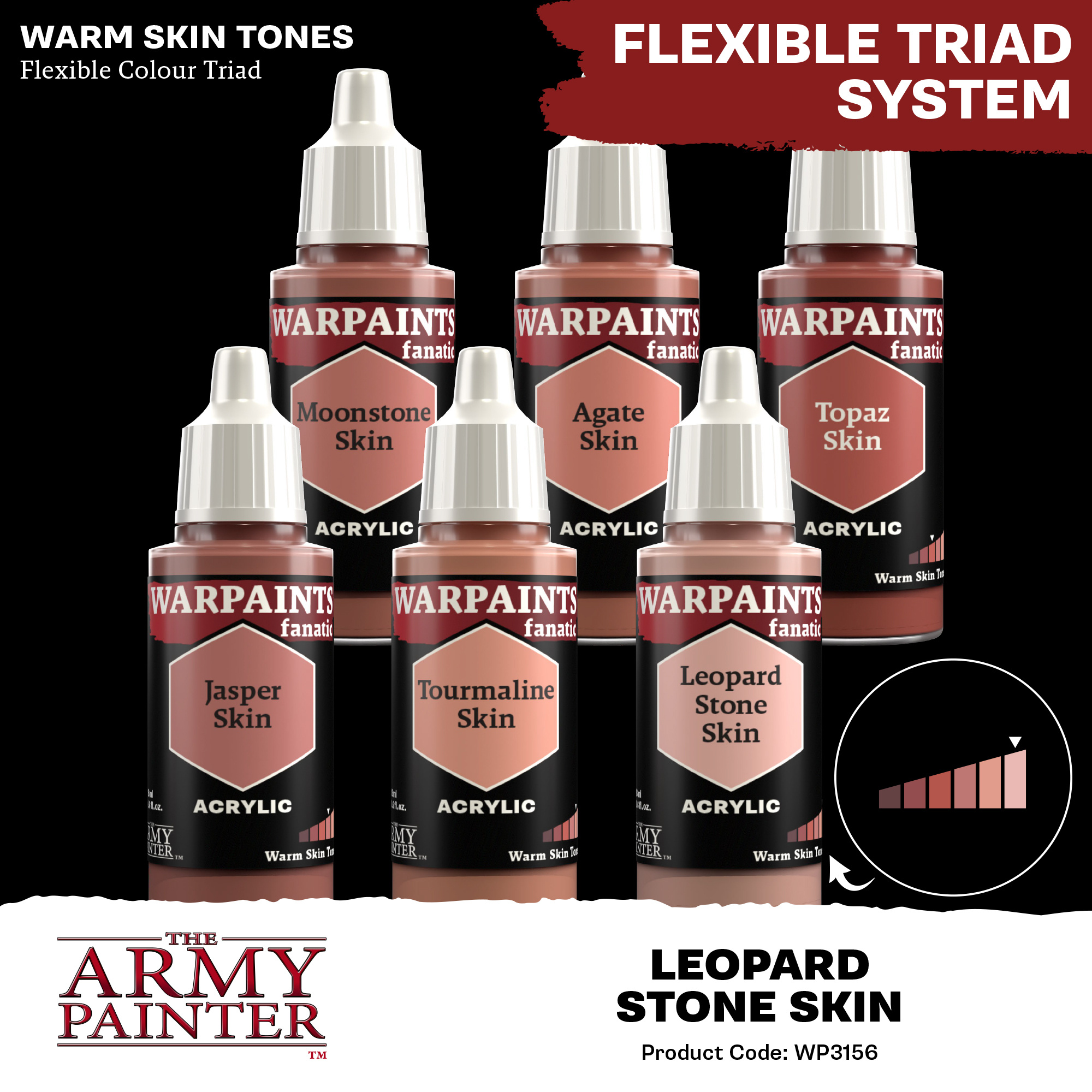 The Army Painter Leopard Stone Skin Warpaints Fanatic Acrylic Paint - 18ml - WP3156 - Buy now at ...