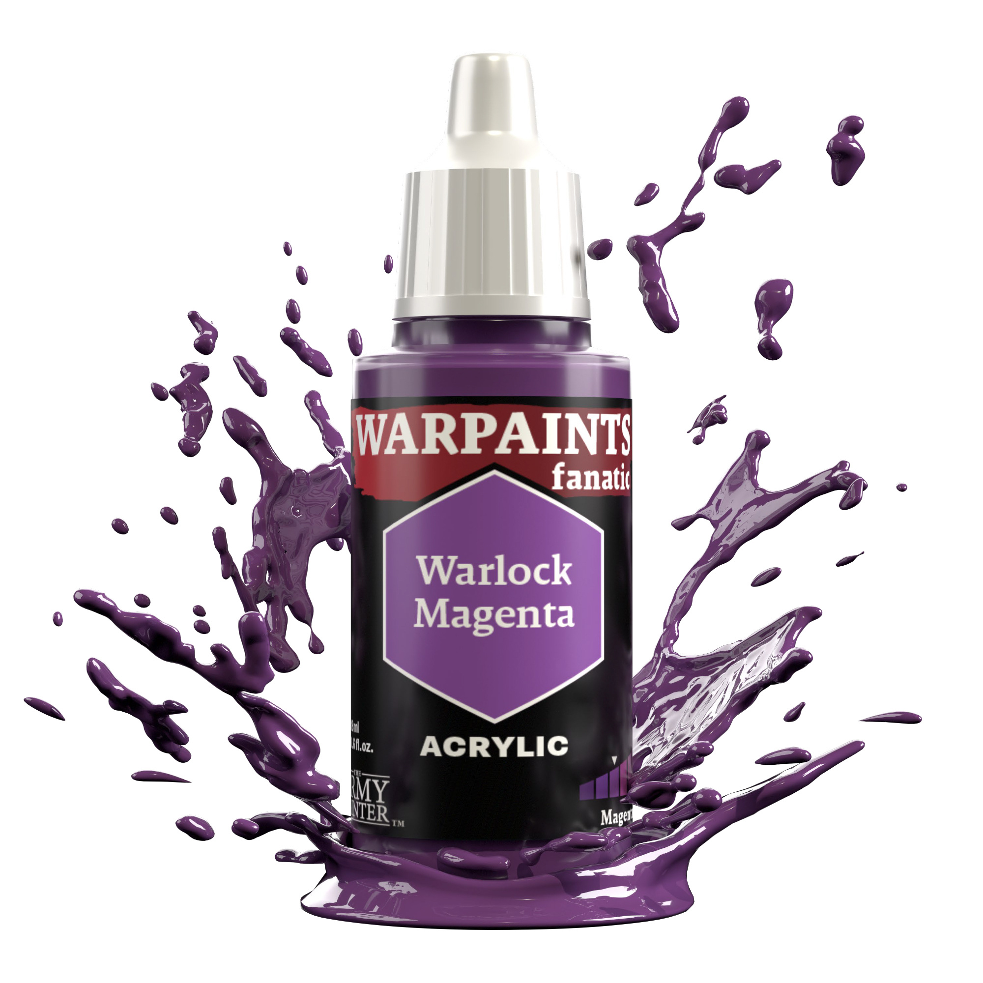 The Army Painter Warlock Magenta Warpaints Fanatic Acrylic Paint - 18ml ...
