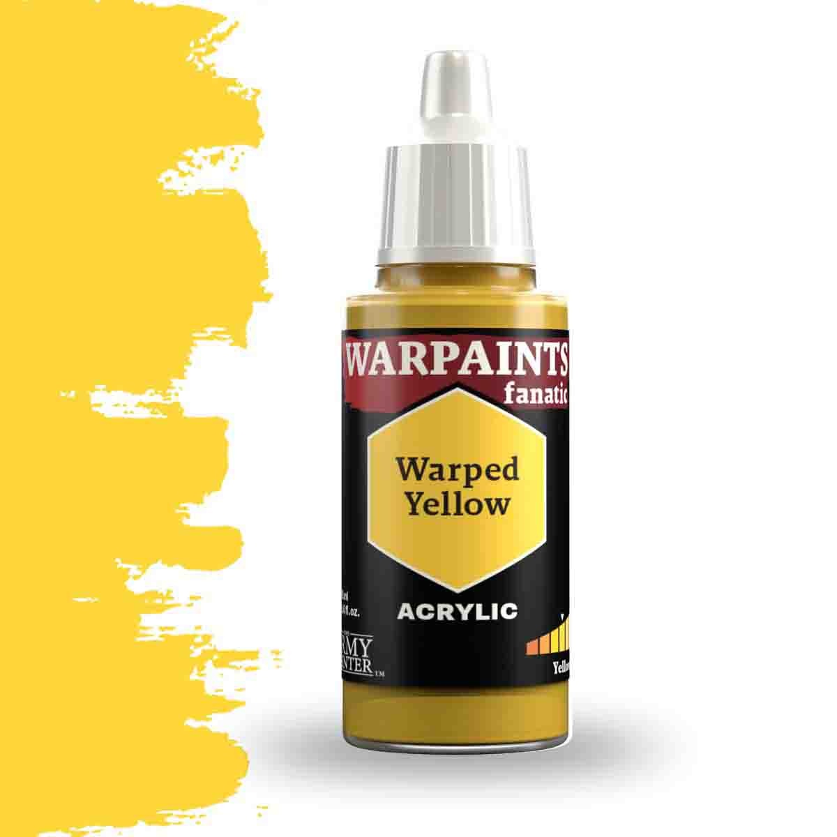 The Army Painter Warped Yellow Warpaints Fanatic Acrylic Paint - 18ml ...