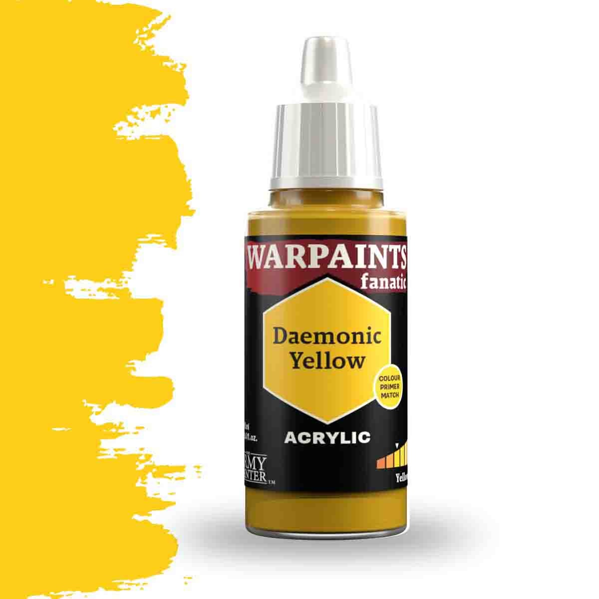 The Army Painter Daemonic Yellow Warpaints Fanatic Acrylic Paint - 18ml ...