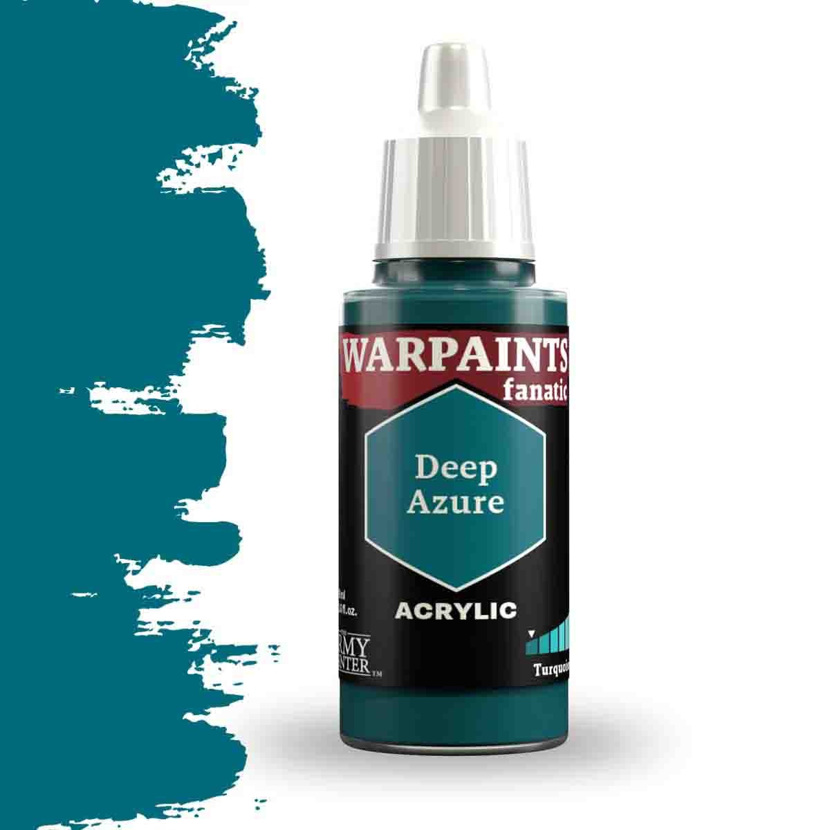 The Army Painter Deep Azure Warpaints Fanatic Acrylic Paint - 18ml ...