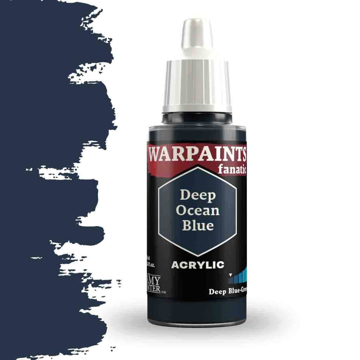 The Army Painter Deep Ocean Blue Warpaints Fanatic Acrylic Paint - 18ml ...