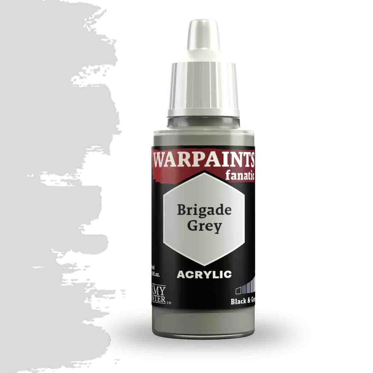 The Army Painter Brigade Grey Warpaints Fanatic Acrylic Paint - 18ml ...