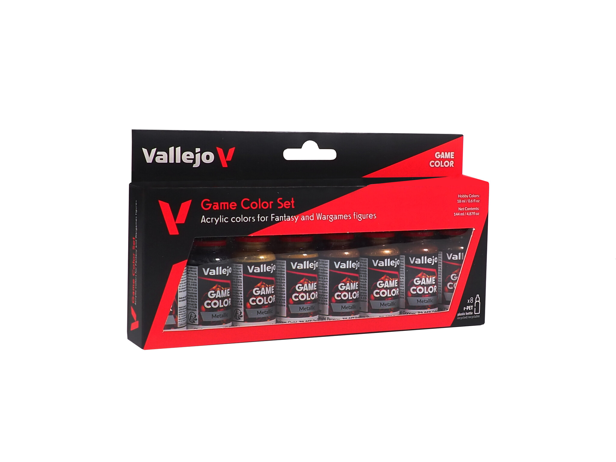 Vallejo Game Color Metallic Colors - 8 kleuren - 18ml - 72303 - Koop nu ...