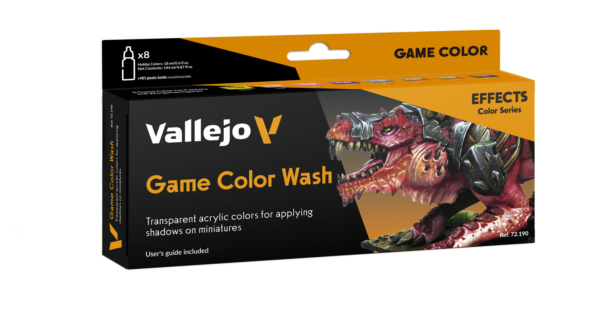 Vallejo Game Color Wash - 8 kleuren - 18ml - 72190 - Koop nu bij ...