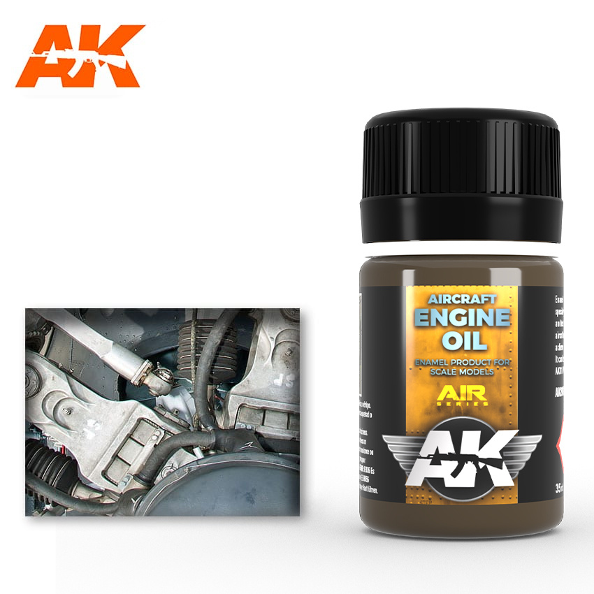 AK interactive Aircraft Engine Oil - Air Series - AK Weathering - 35ml ...