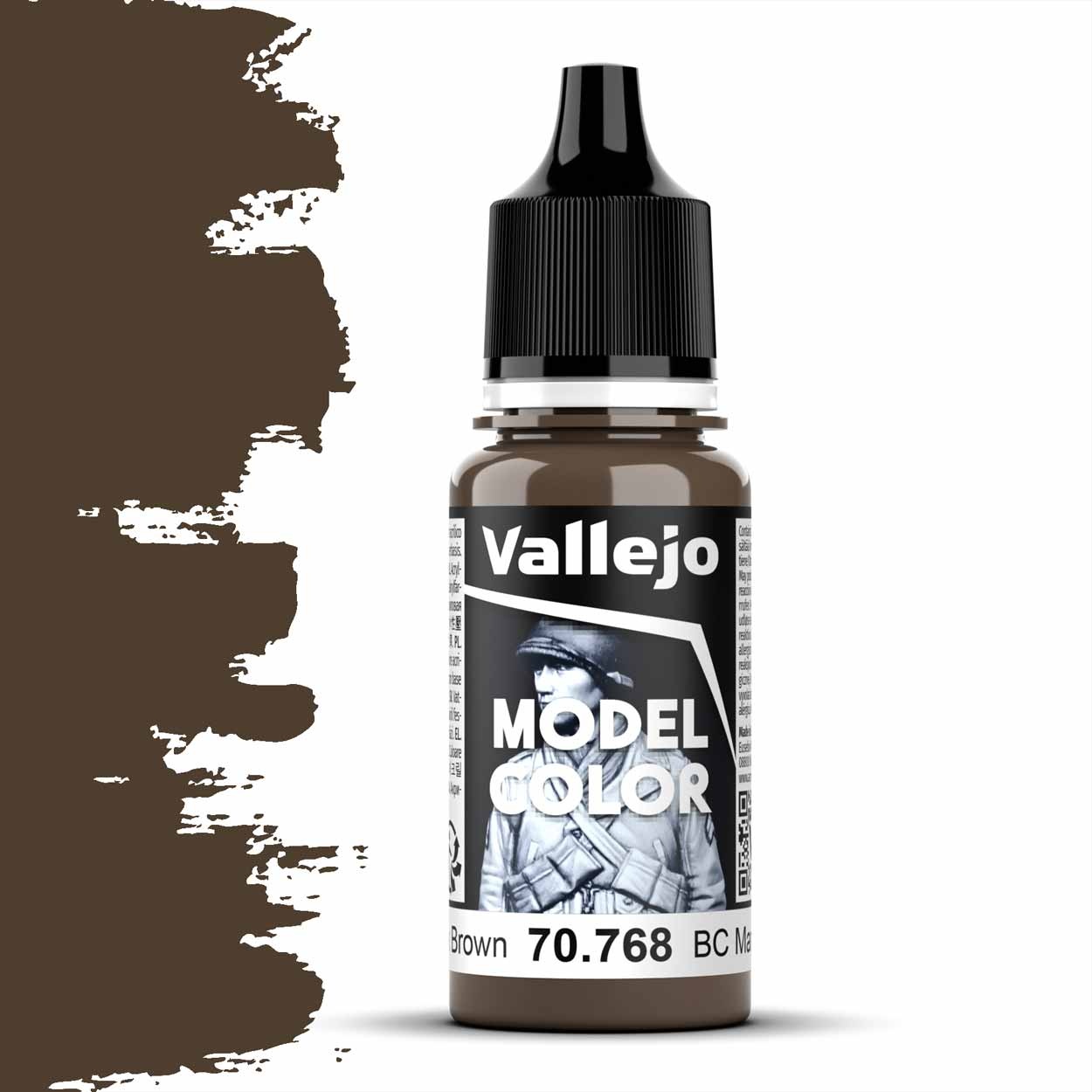 Vallejo Model Color BC Dark Brown - 18ml - 70768 - Koop nu bij Scenery ...