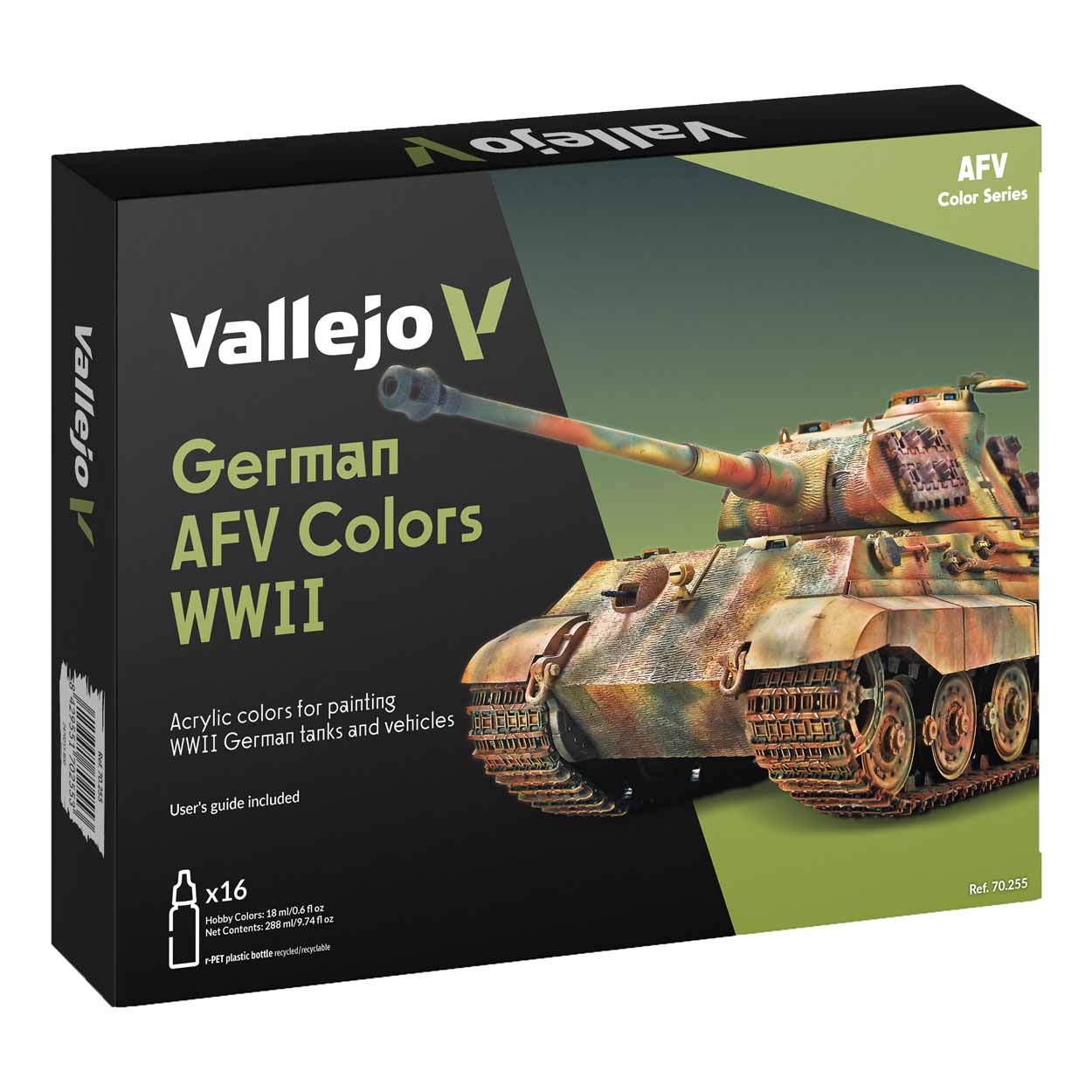 Vallejo Model Color German AFV Colors WWII - 16 kleuren - 18ml - 70255 ...