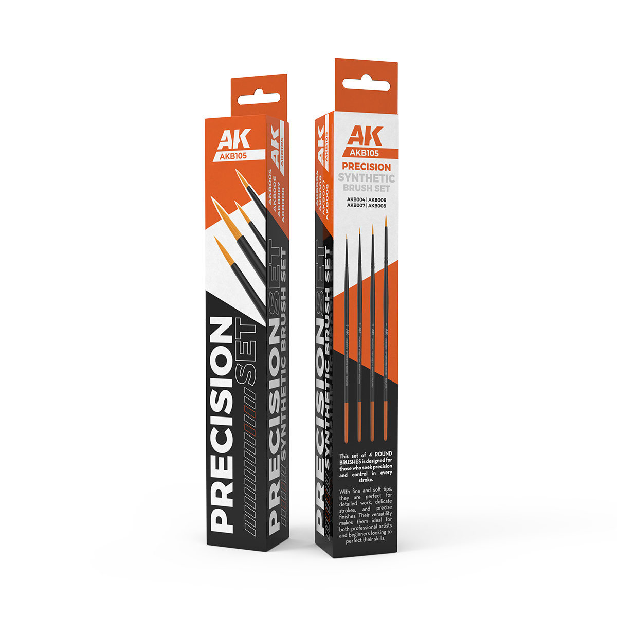 AK interactive Precision Synthetic Brushes Set - 3x - AKB105 - Koop nu ...